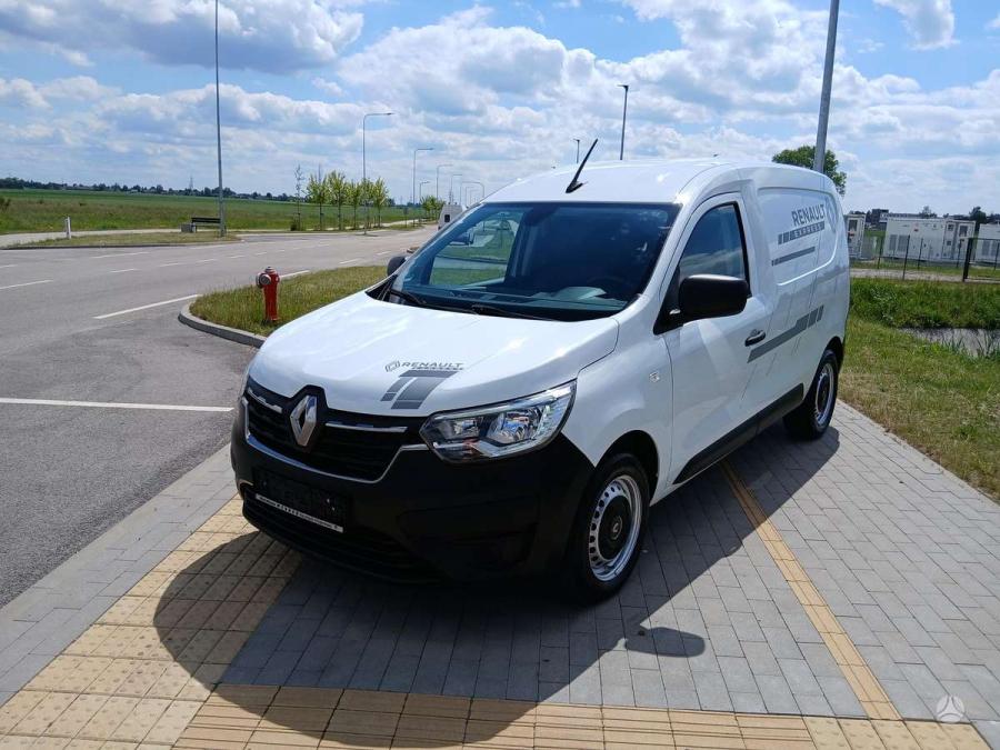 White Renault Express 2021 in Marijampole, with an engine capacity of 1.46 L and mileage of 124 thousand km for 8150 €, photo 13 on AUTOMOTO.COM.LV