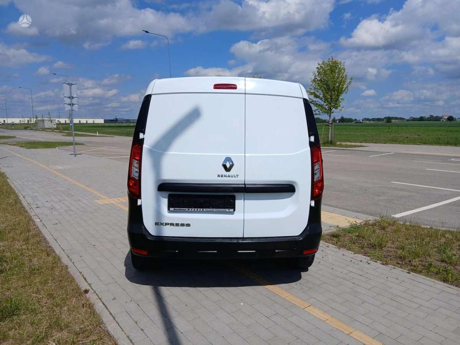 White Renault Express 2021 in Marijampole, with an engine capacity of 1.46 L and mileage of 124 thousand km for 8150 €, photo 19 on AUTOMOTO.COM.LV