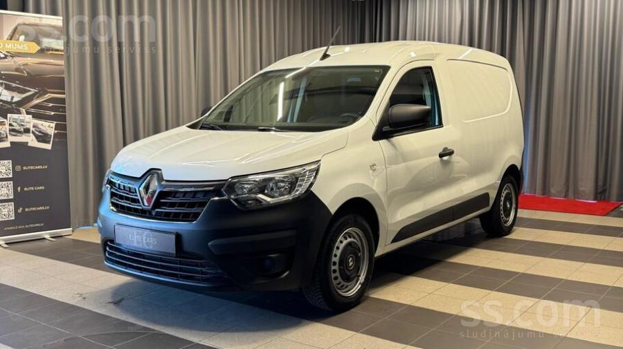 White Renault Express 2022 in Riga, with an engine capacity of 1.50 L and mileage of 67 thousand km for 10990 €, photo 1 on AUTOMOTO.COM.LV