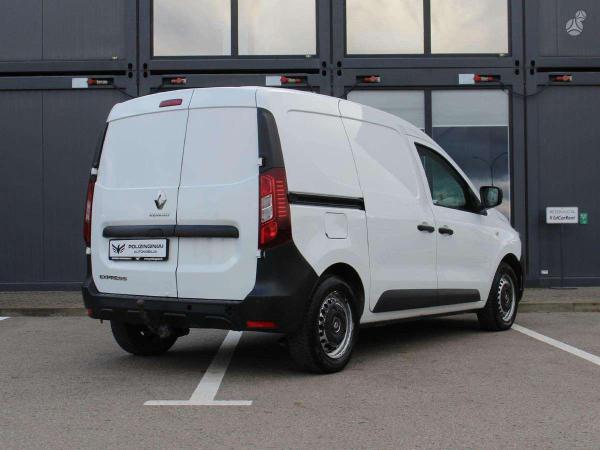 White Renault Express 2022 in Vilnius, with an engine capacity of 1.46 L and mileage of 103 thousand km for 11250 €, photo 3 on AUTOMOTO.COM.LV