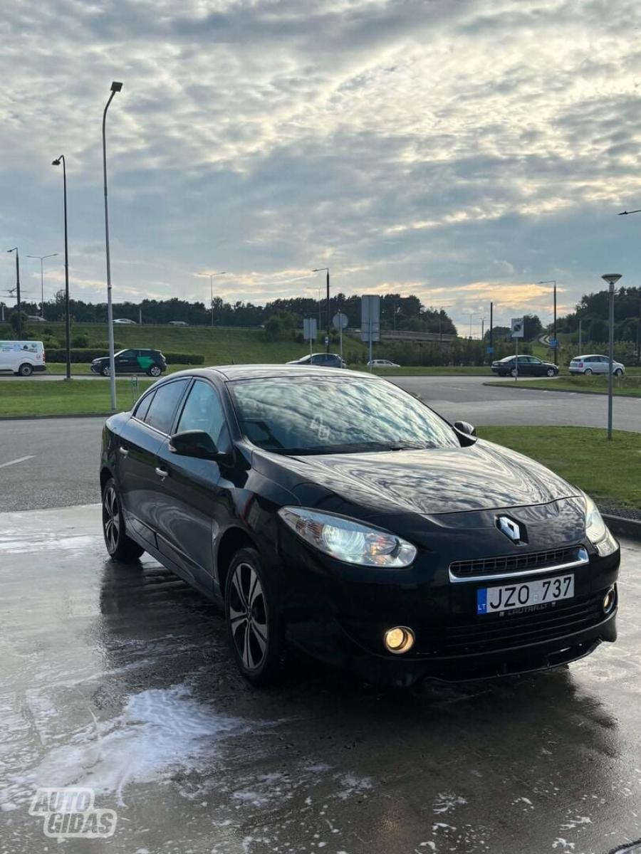 Black Renault Fluence 2012 in Vilnius, with an engine capacity of 1.50 L and mileage of 325 thousand km for 1850 €, photo 1 on AUTOMOTO.COM.LV
