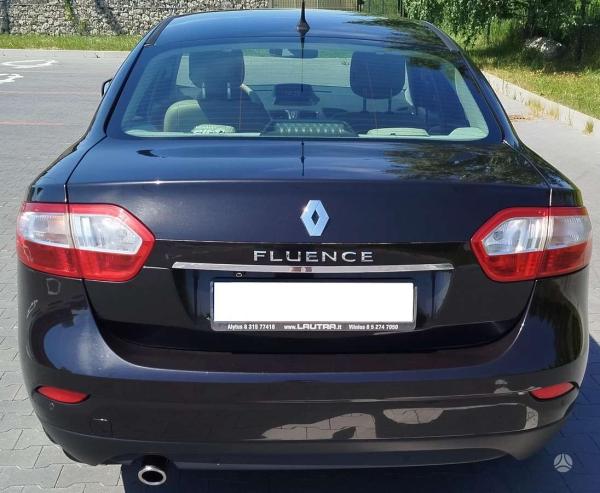 Black Renault Fluence 2012 in Kaunas, with an engine capacity of 1.46 L and mileage of 330 thousand km for 4100 €, photo 8 on AUTOMOTO.COM.LV