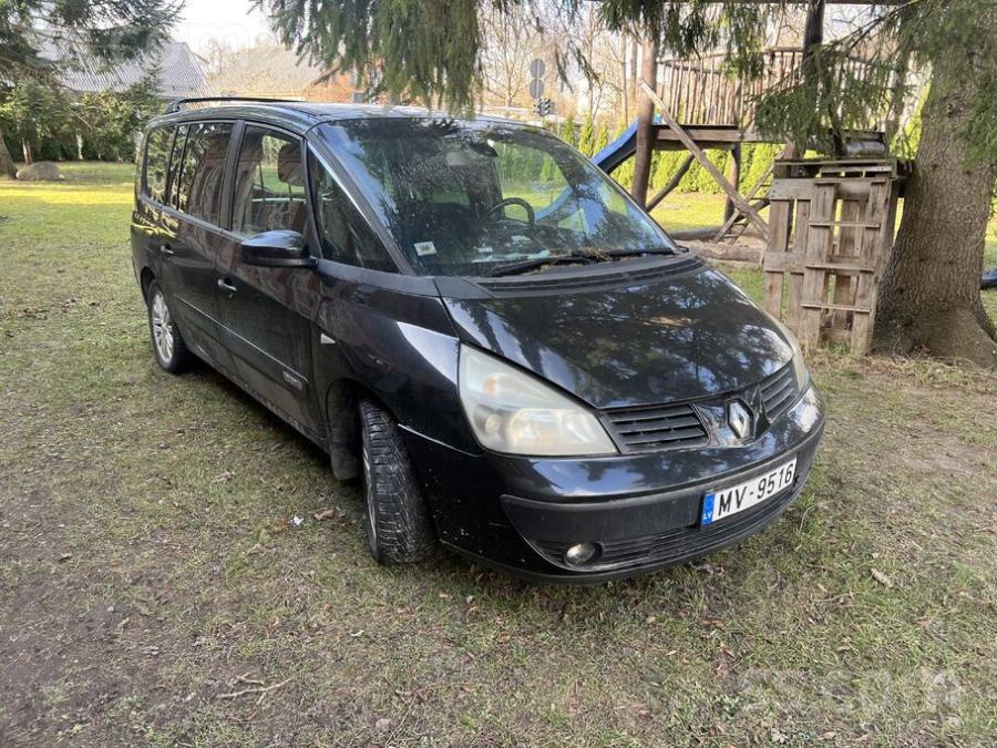 Melns Renault grand-espace 2005 Talsi, ar dzinēja tilpumu 2.00 L un nobraukumu 320 tūkst. km par 550 €, foto 1 vietnē AUTOMOTO.COM.LV