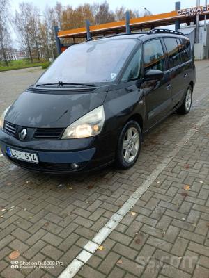 Melns Renault grand-espace 2004 Jelgava, ar dzinēja tilpumu 2.20 L un nobraukumu 278 tūkst. km par 1300 €, foto  vietnē AUTOMOTO.COM.LV