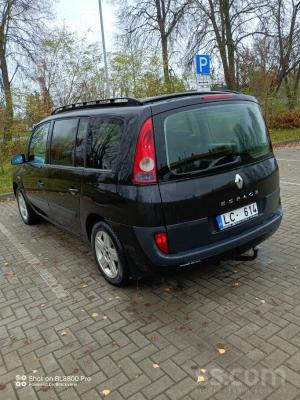 Melns Renault grand-espace 2004 Jelgava, ar dzinēja tilpumu 2.20 L un nobraukumu 278 tūkst. km par 1300 €, foto 4 vietnē AUTOMOTO.COM.LV