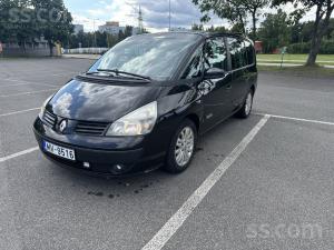 Black Renault grand-espace 2005 in Riga, with an engine capacity of 2.00 L and mileage of 252 thousand km for 1800 €, photo  on AUTOMOTO.COM.LV