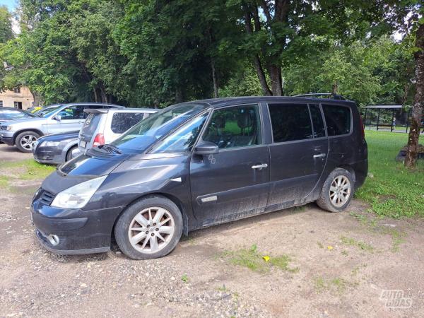 Melns Renault grand-espace 2007 Viļņa, ar dzinēja tilpumu 2.00 L un nobraukumu 300 tūkst. km par 1000 €, foto 1 vietnē AUTOMOTO.COM.LV