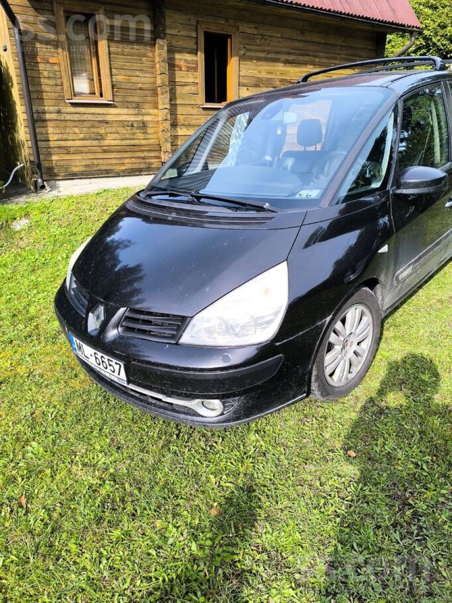 Melns Renault grand-espace 2008 Preiļi, ar dzinēja tilpumu 2.00 L un nobraukumu 300 tūkst. km par 2500 €, foto 1 vietnē AUTOMOTO.COM.LV