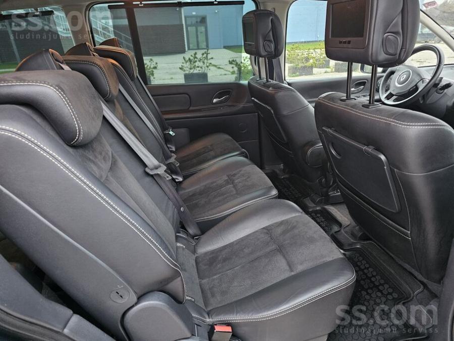 Melns Renault grand-espace 2012 Rīga, ar dzinēja tilpumu 2.00 L un nobraukumu 323 tūkst. km par 4995 €, foto 13 vietnē AUTOMOTO.COM.LV