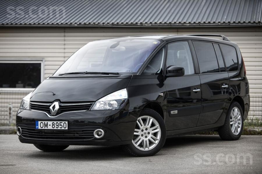 Black Renault grand-espace 2016 in Tukums, with an engine capacity of 2.00 L and mileage of 0 thousand km for 7490 €, photo 4 on AUTOMOTO.COM.LV