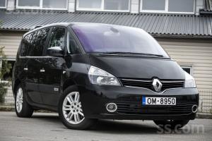Melns Renault grand-espace 2016 Tukums, ar dzinēja tilpumu 2.00 L un nobraukumu 0 tūkst. km par 7490 €, foto  vietnē AUTOMOTO.COM.LV