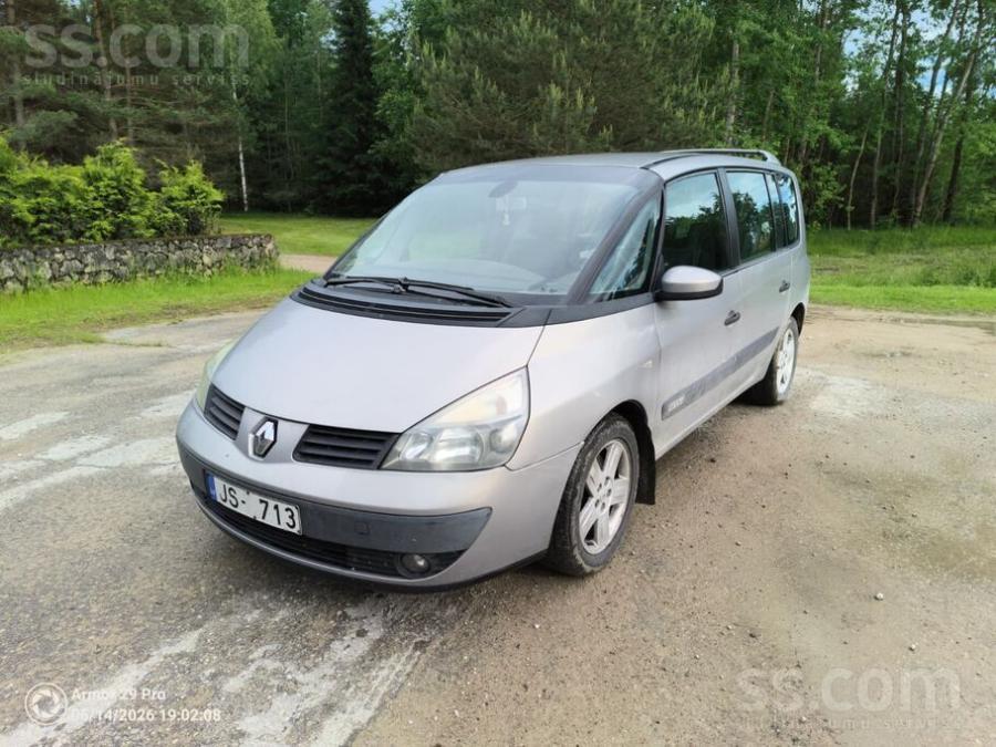 Серый Рено Гранд Эспейс 2003 в Екабпилс, объемом двигателя 1.90 л и пробегом 352 тыс. км за 1700 €, фото 1 на AUTOMOTO.COM.LV