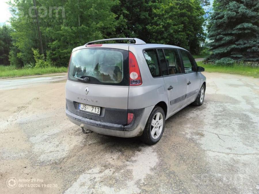 Серый Рено Гранд Эспейс 2003 в Екабпилс, объемом двигателя 1.90 л и пробегом 352 тыс. км за 1700 €, фото 5 на AUTOMOTO.COM.LV