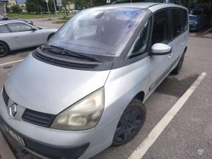 Pelēks Renault grand-espace 2003 Viļņa, ar dzinēja tilpumu 2.00 L un nobraukumu 240 tūkst. km par 760 €, foto  vietnē AUTOMOTO.COM.LV