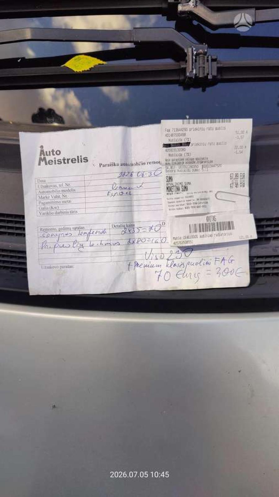 Pelēks Renault grand-espace 2003 Viļņa, ar dzinēja tilpumu 2.00 L un nobraukumu 345 tūkst. km par 3799 €, foto 11 vietnē AUTOMOTO.COM.LV
