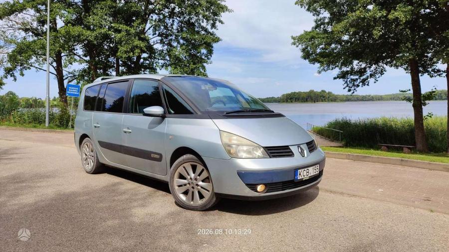Pelēks Renault grand-espace 2003 Viļņa, ar dzinēja tilpumu 2.00 L un nobraukumu 345 tūkst. km par 3799 €, foto 16 vietnē AUTOMOTO.COM.LV