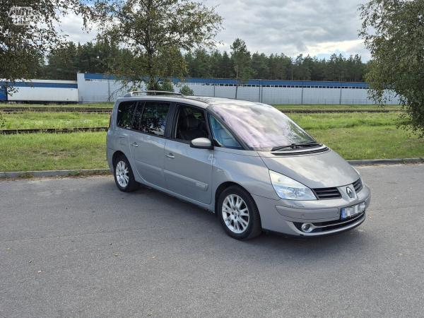Pelēks Renault grand-espace 2007 Viļņa, ar dzinēja tilpumu 2.00 L un nobraukumu 0 tūkst. km par 2500 €, foto 4 vietnē AUTOMOTO.COM.LV