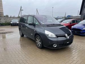 Grey Renault grand-espace 2012 in Taurage, with an engine capacity of 2.00 L and mileage of 229 thousand km for 3400 €, photo 4 on AUTOMOTO.COM.LV