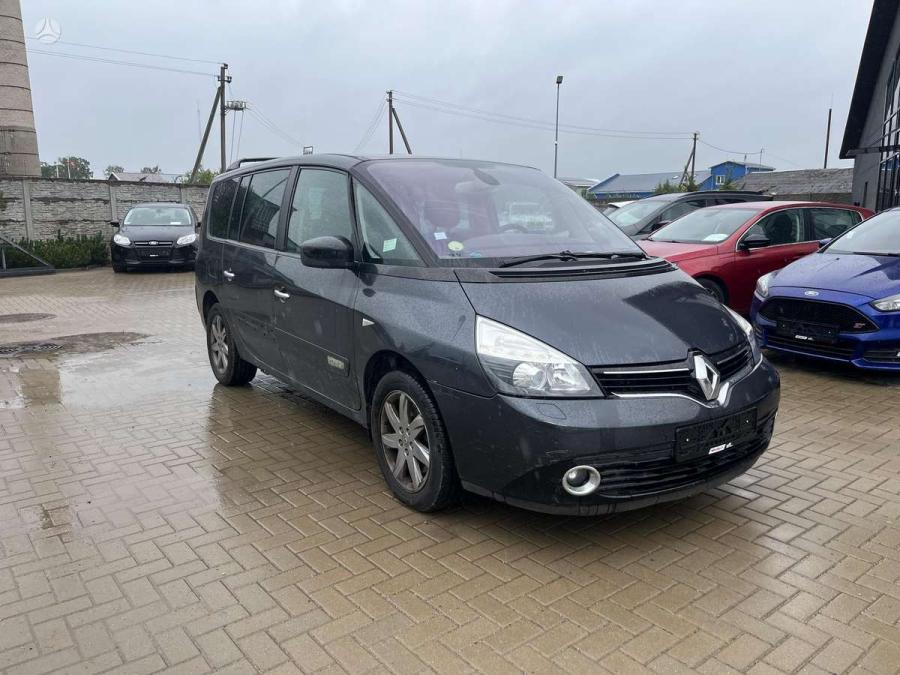 Grey Renault grand-espace 2012 in Taurage, with an engine capacity of 2.00 L and mileage of 229 thousand km for 3400 €, photo 4 on AUTOMOTO.COM.LV