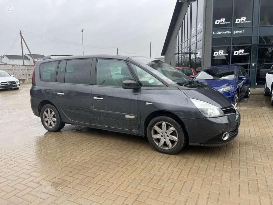 Grey Renault grand-espace 2012 in Taurage, with an engine capacity of 2.00 L and mileage of 229 thousand km for 3400 €, photo 7 on AUTOMOTO.COM.LV