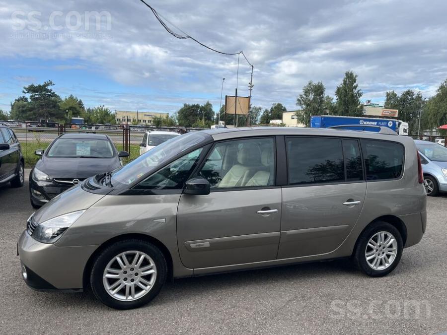 Grey Renault grand-espace 2012 in Riga, with an engine capacity of 2.00 L and mileage of 0 thousand km for 4950 €, photo 1 on AUTOMOTO.COM.LV