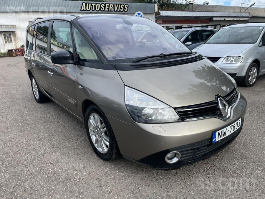 Grey Renault grand-espace 2012 in Riga, with an engine capacity of 2.00 L and mileage of 0 thousand km for 4950 €, photo 5 on AUTOMOTO.COM.LV