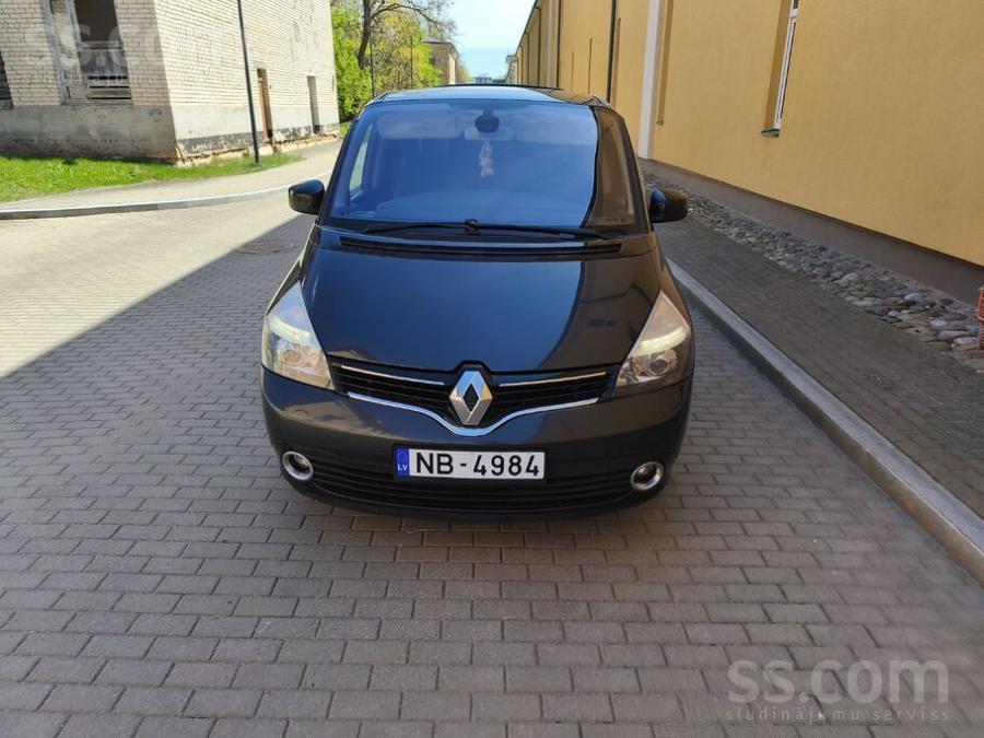Grey Renault grand-espace 2013 in Daugavpils, with an engine capacity of 2.00 L and mileage of 205 thousand km for 6550 €, photo 6 on AUTOMOTO.COM.LV