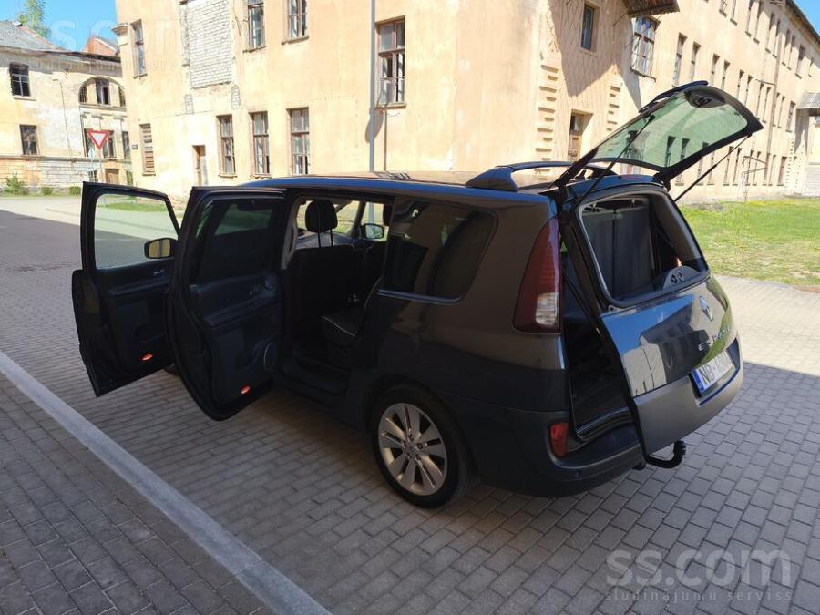 Grey Renault grand-espace 2013 in Daugavpils, with an engine capacity of 2.00 L and mileage of 205 thousand km for 6550 €, photo 22 on AUTOMOTO.COM.LV