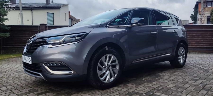 Pelēks Renault grand-espace 2015 Kauņa, ar dzinēja tilpumu 1.60 L un nobraukumu 249 tūkst. km par 7900 €, foto 1 vietnē AUTOMOTO.COM.LV