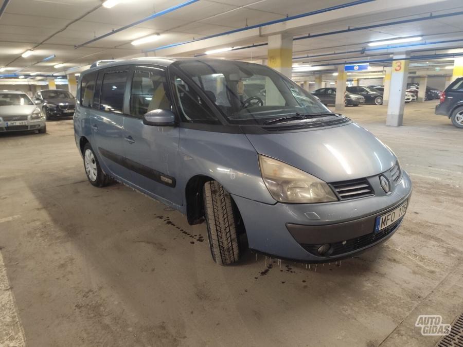 Renault grand-espace 2004 in Vilnius, with an engine capacity of 2.00 L and mileage of 2674 thousand km for 1000 €, photo 1 on AUTOMOTO.COM.LV