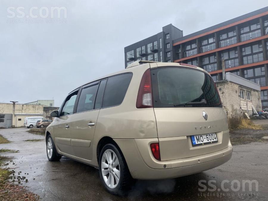 Renault grand-espace 2007 Rīga, ar dzinēja tilpumu 3.00 L un nobraukumu 225 tūkst. km par 3800 €, foto 3 vietnē AUTOMOTO.COM.LV