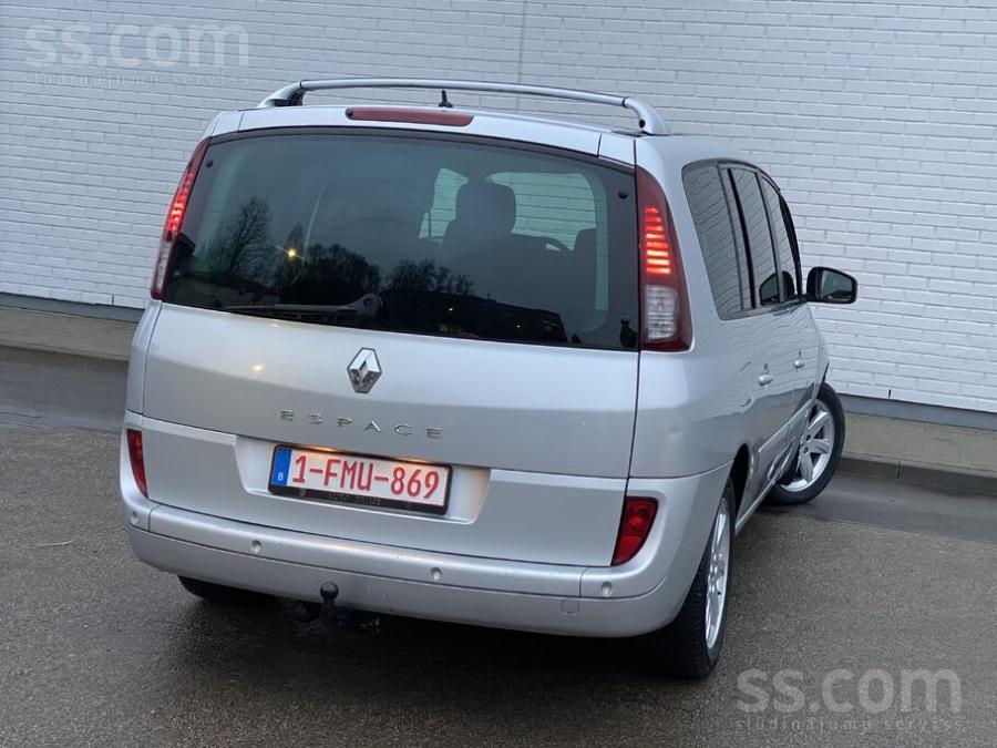 Renault grand-espace 2010 Rīga, ar dzinēja tilpumu 2.00 L un nobraukumu 290 tūkst. km par 4750 €, foto 3 vietnē AUTOMOTO.COM.LV
