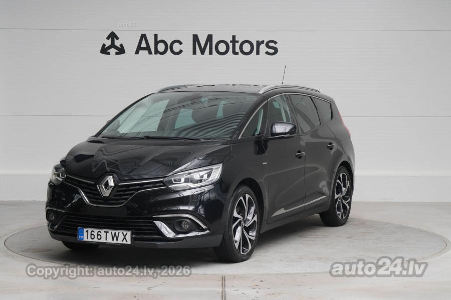 Black Renault Grand Scenic 2018 in Tallinn, with an engine capacity of 1.60 L and mileage of 170 thousand km for 11490 €, photo 1 on AUTOMOTO.COM.LV