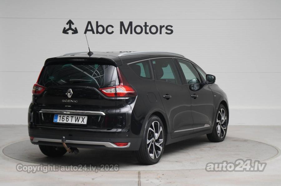Black Renault Grand Scenic 2018 in Tallinn, with an engine capacity of 1.60 L and mileage of 170 thousand km for 11490 €, photo 5 on AUTOMOTO.COM.LV