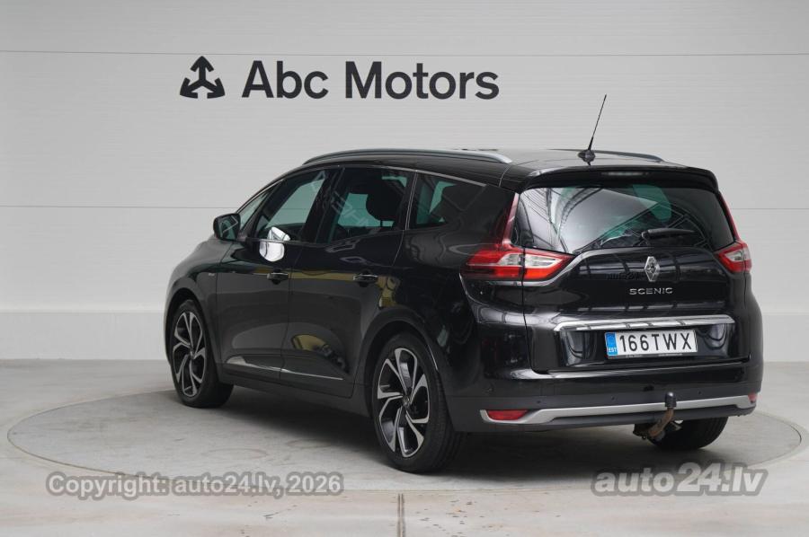 Black Renault Grand Scenic 2018 in Tallinn, with an engine capacity of 1.60 L and mileage of 170 thousand km for 11490 €, photo 7 on AUTOMOTO.COM.LV