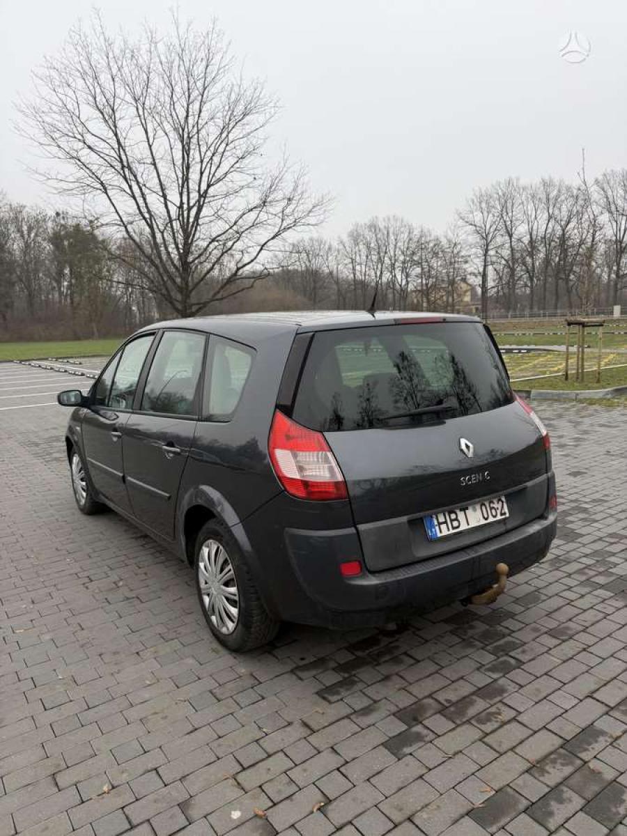 Melns Renault Grand Scenic 2006 Kauņa, ar dzinēja tilpumu 1.87 L un nobraukumu 286 tūkst. km par 899 €, foto 10 vietnē AUTOMOTO.COM.LV