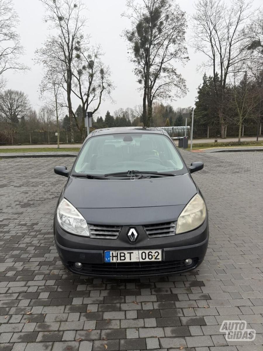 Melns Renault Grand Scenic 2006 Viļņa, ar dzinēja tilpumu 1.90 L un nobraukumu 286 tūkst. km par 899 €, foto 5 vietnē AUTOMOTO.COM.LV