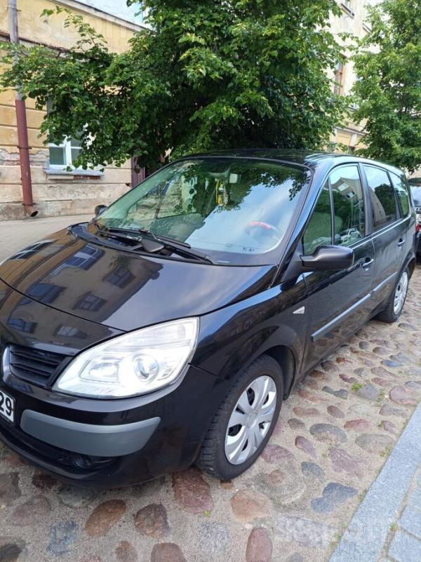 Black Renault Grand Scenic 2007 in Daugavpils, with an engine capacity of 2.00 L and mileage of 305 thousand km for 1000 €, photo 2 on AUTOMOTO.COM.LV
