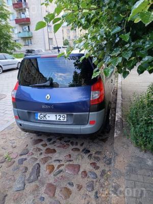 Black Renault Grand Scenic 2007 in Daugavpils, with an engine capacity of 2.00 L and mileage of 305 thousand km for 1000 €, photo 5 on AUTOMOTO.COM.LV