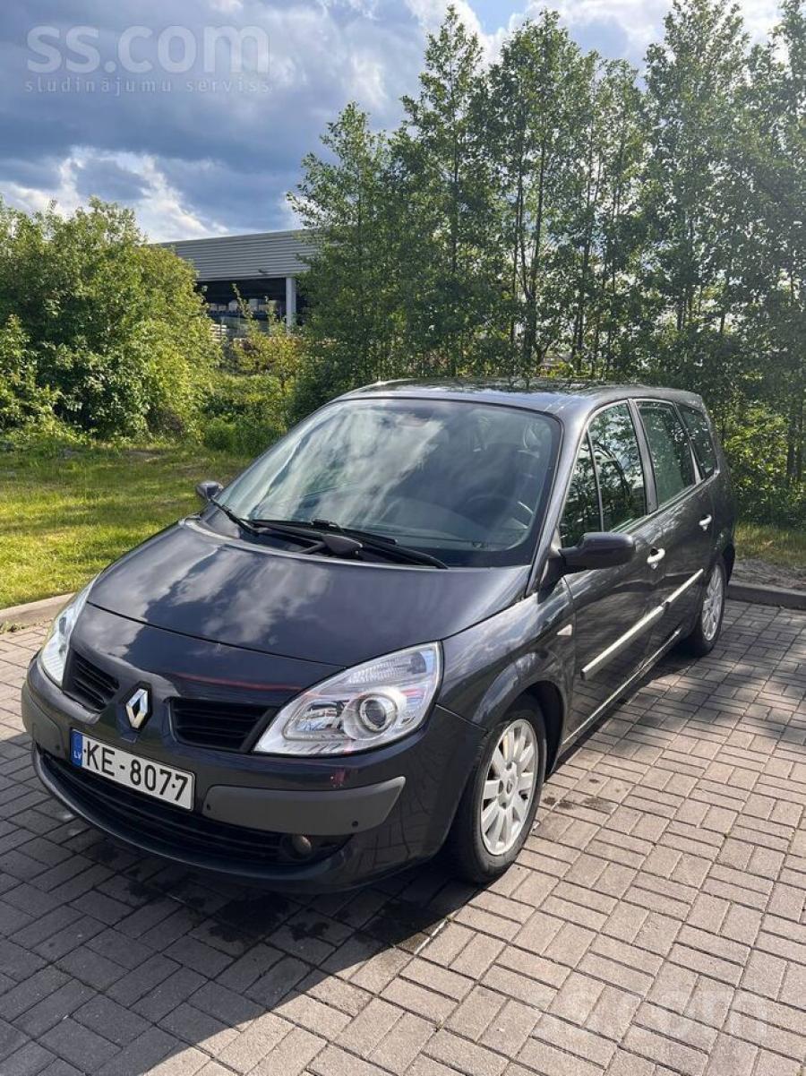Melns Renault Grand Scenic 2008 Rīga, ar dzinēja tilpumu 2.00 L un nobraukumu 325 tūkst. km par 2200 €, foto 1 vietnē AUTOMOTO.COM.LV