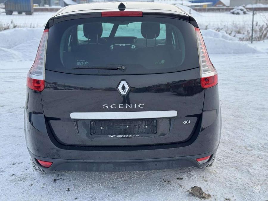 Melns Renault Grand Scenic 2010 Tauragė, ar dzinēja tilpumu 1.46 L un nobraukumu 255 tūkst. km par 2300 €, foto 6 vietnē AUTOMOTO.COM.LV