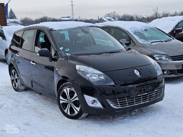 Black Renault Grand Scenic 2011 in Kluonaliai, with an engine capacity of 1.90 L and mileage of 259 thousand km for 3870 €, photo 1 on AUTOMOTO.COM.LV