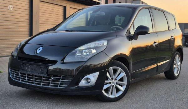 Black Renault Grand Scenic 2011 in Vilnius, with an engine capacity of 1.87 L and mileage of 290 thousand km for 2900 €, photo 1 on AUTOMOTO.COM.LV