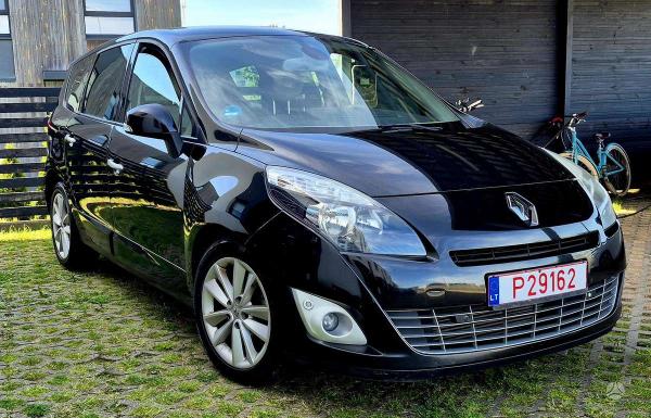 Melns Renault Grand Scenic 2011 Viļņa, ar dzinēja tilpumu 1.87 L un nobraukumu 290 tūkst. km par 1990 €, foto 1 vietnē AUTOMOTO.COM.LV