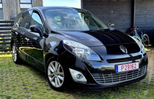 Black Renault Grand Scenic 2011 in Vilnius, with an engine capacity of 1.87 L and mileage of 290 thousand km for 1990 €, photo  on AUTOMOTO.COM.LV