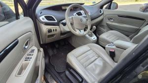 Black Renault Grand Scenic 2011 in Vilnius, with an engine capacity of 1.87 L and mileage of 290 thousand km for 1990 €, photo 10 on AUTOMOTO.COM.LV