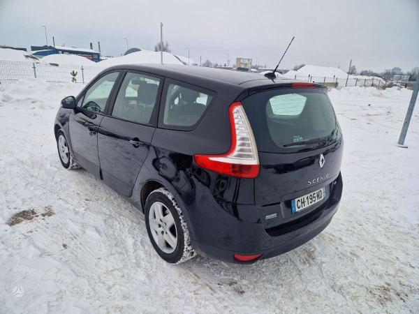 Black Renault Grand Scenic 2012 in Taurage, with an engine capacity of 1.46 L and mileage of 212 thousand km for 3500 €, photo 4 on AUTOMOTO.COM.LV