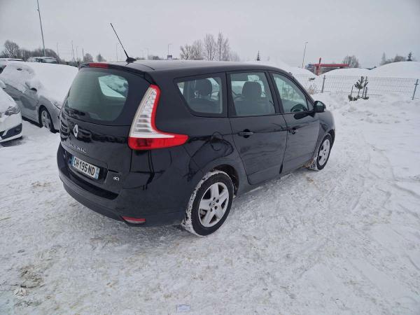 Black Renault Grand Scenic 2012 in Taurage, with an engine capacity of 1.46 L and mileage of 212 thousand km for 3500 €, photo 6 on AUTOMOTO.COM.LV
