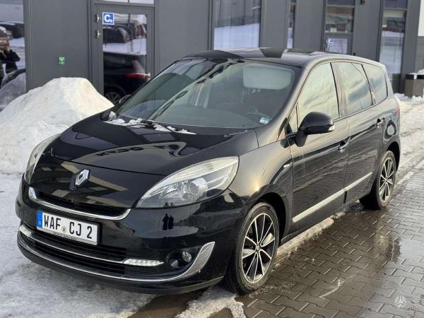 Melns Renault Grand Scenic 2012 Viļņa, ar dzinēja tilpumu 1.60 L un nobraukumu 223 tūkst. km par 4250 €, foto 1 vietnē AUTOMOTO.COM.LV