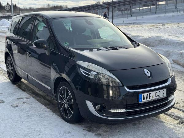 Melns Renault Grand Scenic 2012 Viļņa, ar dzinēja tilpumu 1.60 L un nobraukumu 223 tūkst. km par 4250 €, foto 2 vietnē AUTOMOTO.COM.LV